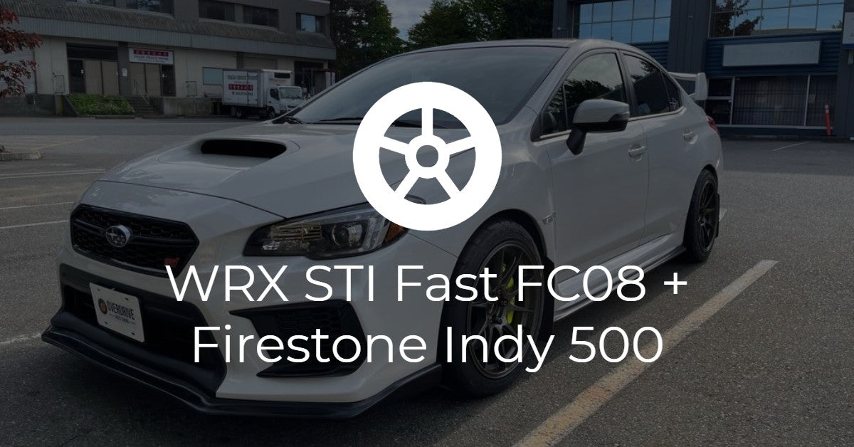 2020 Subaru WRX STI Fast FC08 18x9.5 +38 Wheels + 255/40R18 Firestone ...
