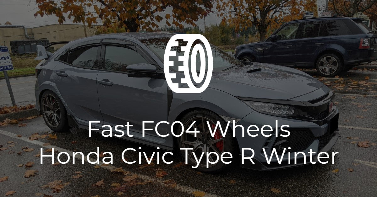Fast FC04 Wheels on Honda Civic Type R Winter Package – Overdrive Auto ...