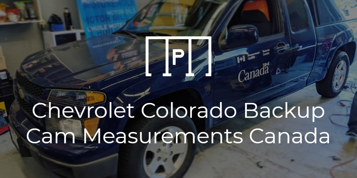 OD-X Truck Backup Camera System on Chevrolet Colorado (Measurements Ca ...