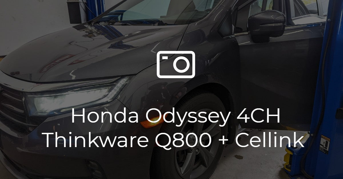 Honda Odyssey 4CH Thinkware Q800 Pro + 2x Cellink Neo Battery ...