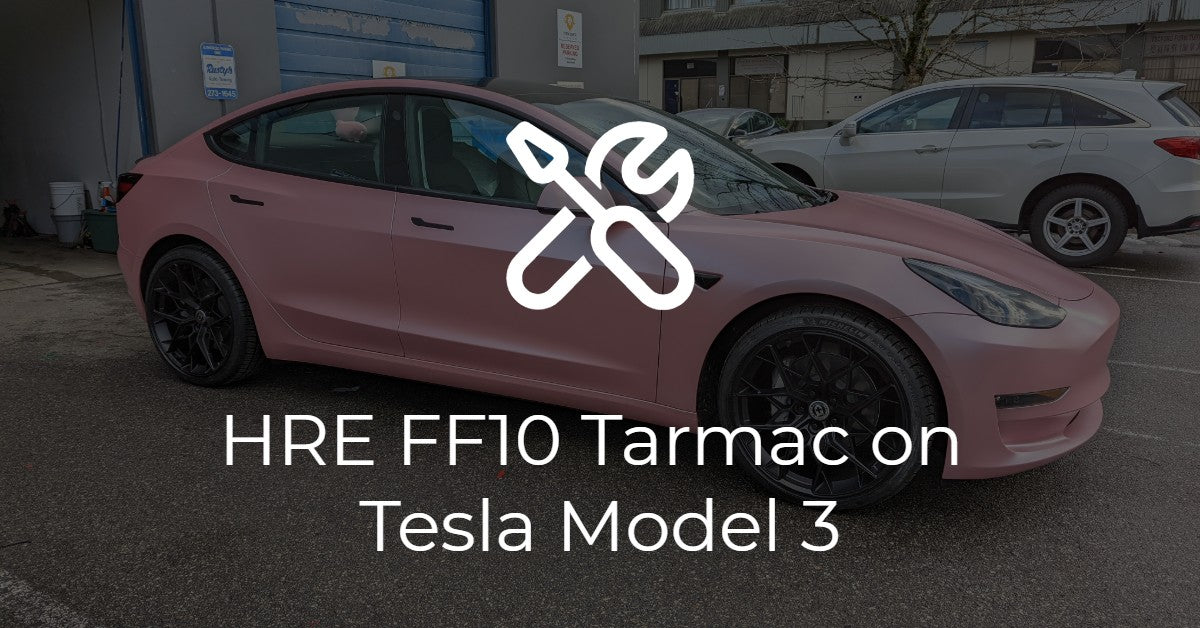 Tesla Model 3 on HRE FF10 Wheels – Overdrive Auto Tuning