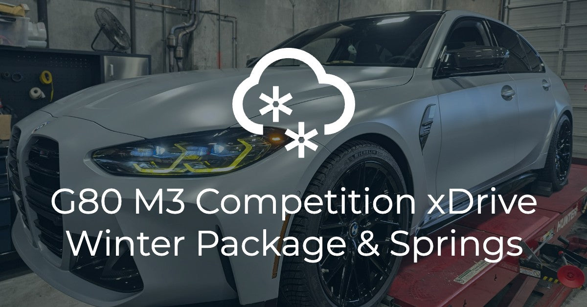 BMW G80 M3 Competition Winter Package and Eibach Lowering Springs ...