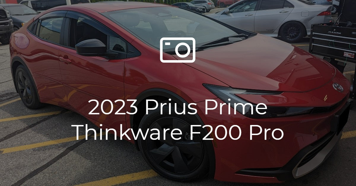 2023 Prius Prime (XW60) Thinkware F200 Pro – Overdrive Auto Tuning