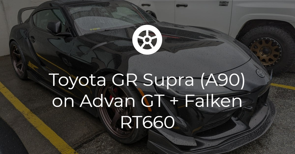 Toyota GR Supra (A90) on Advan GT + Falken RT660 – Overdrive Auto Tuning